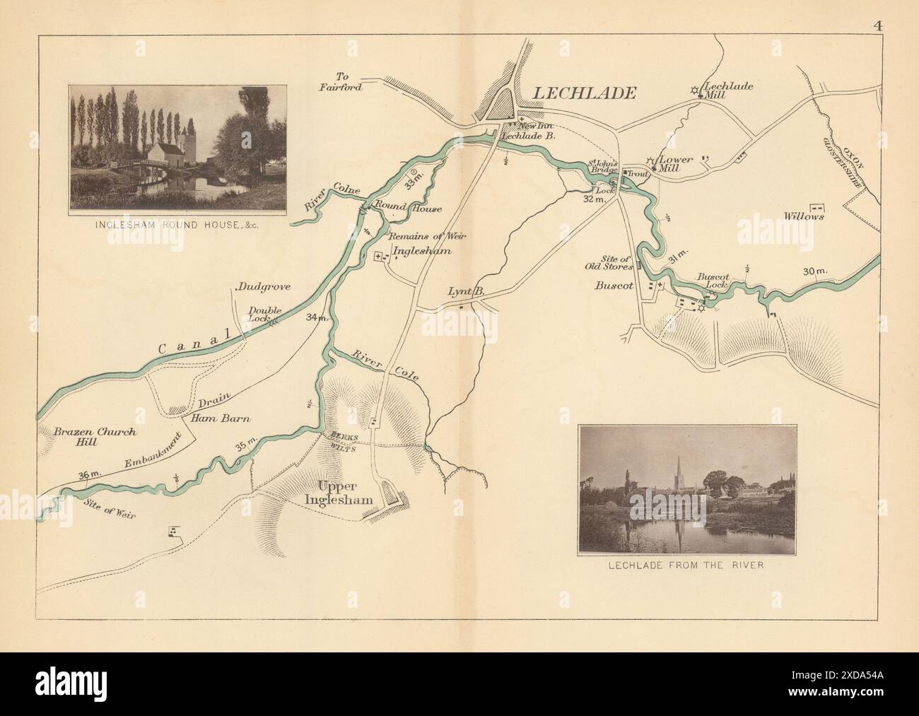 Old river thames map hi-res stock photography and images - Alamy