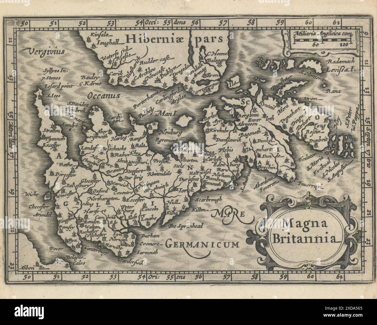 Old great britain map hi-res stock photography and images - Alamy