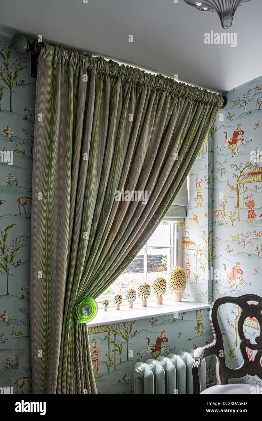 Window detail in 16th century country house, Suffolk, England, UK Stock ...
