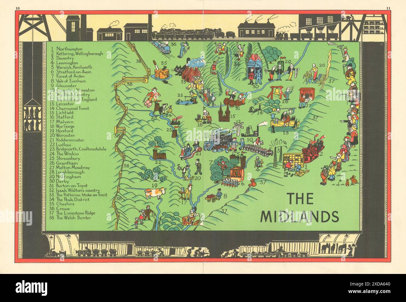 Map of england old hi-res stock photography and images - Alamy