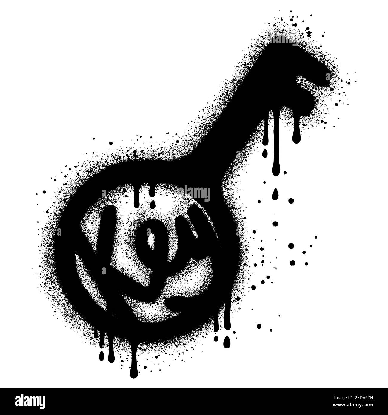 Spray Painted Graffiti Key Sprayed isolated on white background Stock ...