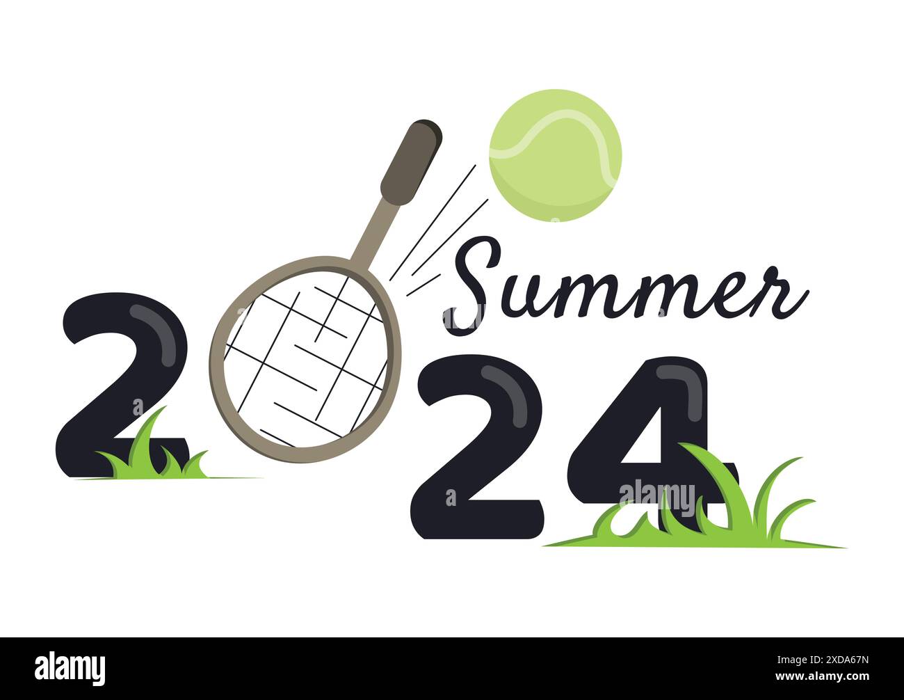 Paris 2024 olympics tennis Stock Vector Images - Alamy