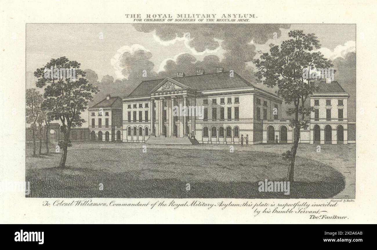The Royal Military Asylum for children of soldiers… King's Road ...