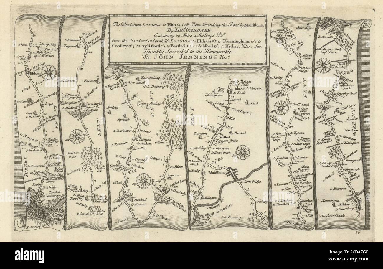 Map of hythe hi-res stock photography and images - Alamy