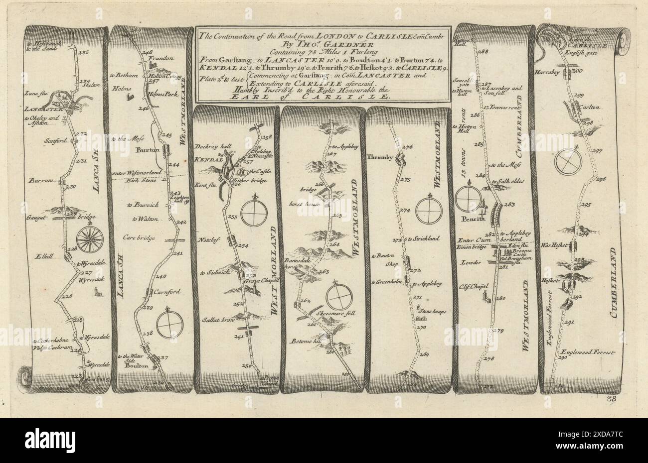 Map of penrith hi-res stock photography and images - Alamy