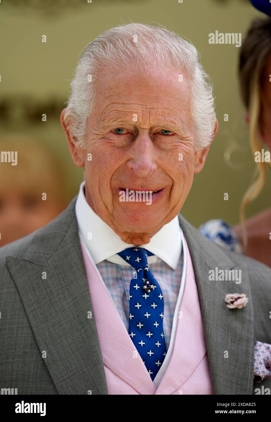 King Charles III during day four of Royal Ascot at Ascot Racecourse ...