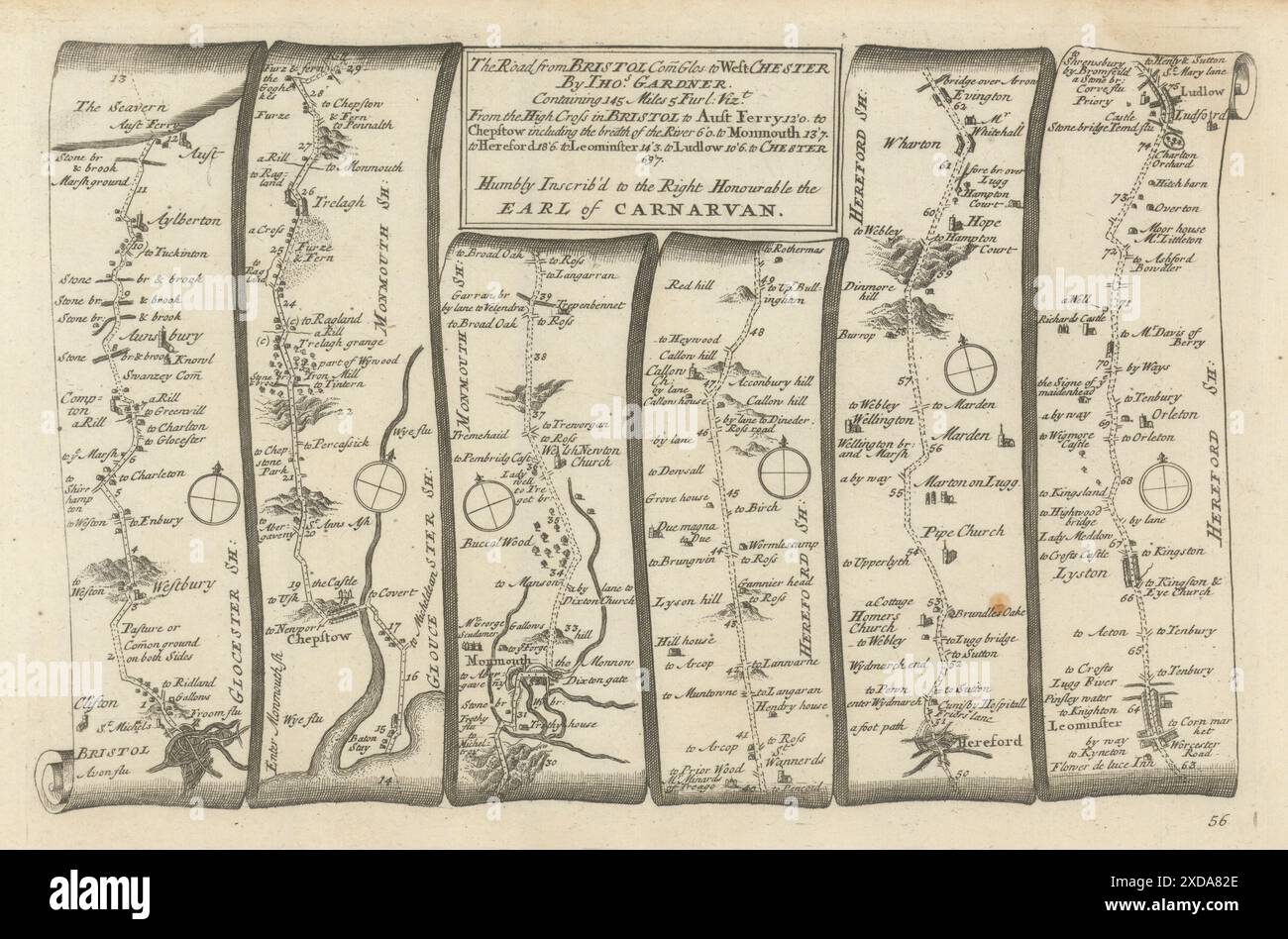 Wharton map hi-res stock photography and images - Alamy