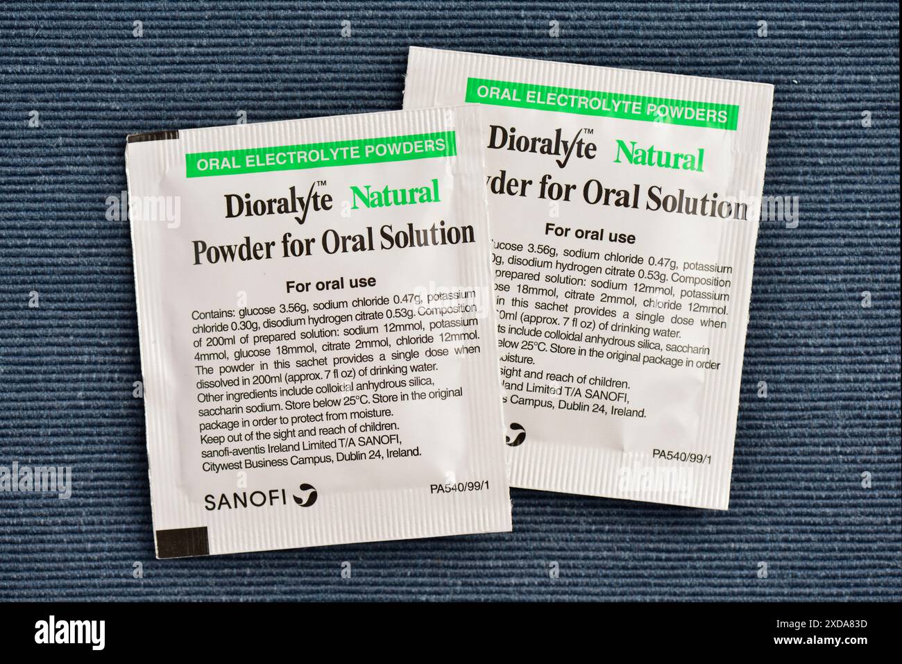 Oral electrolyte powders hi-res stock photography and images - Alamy