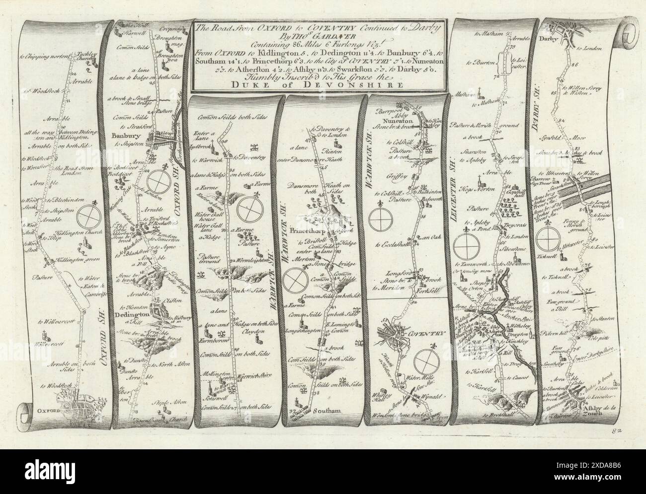 Nuneaton map hi-res stock photography and images - Alamy