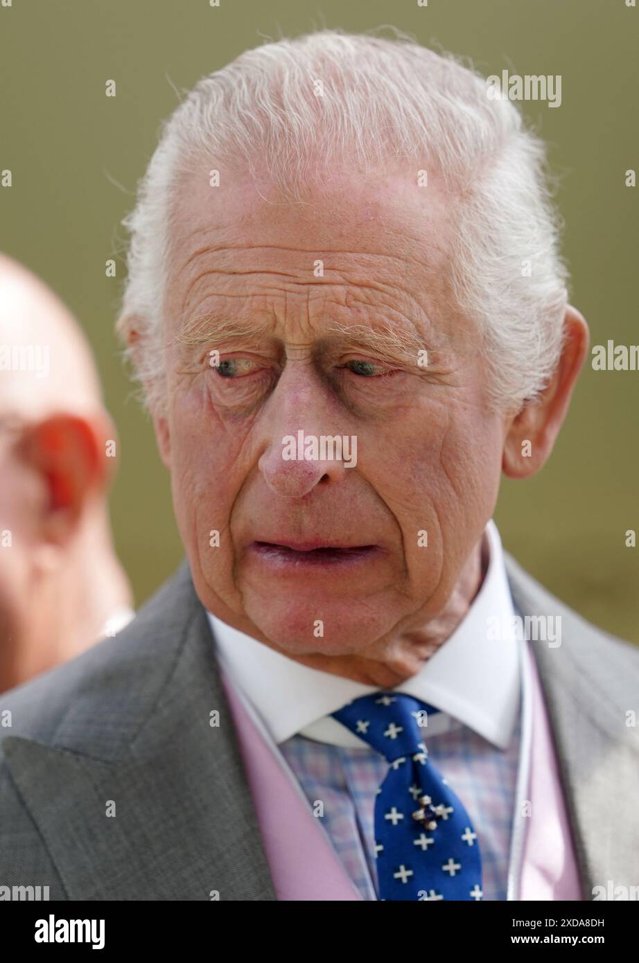 King Charles III during day four of Royal Ascot at Ascot Racecourse ...