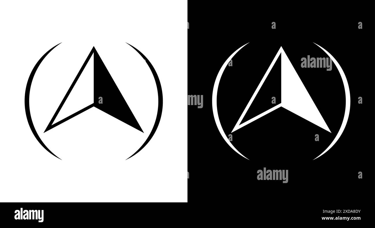 Basic North Arrow Mark icon for web, ui, mobile apps. Basic North Arrow ...