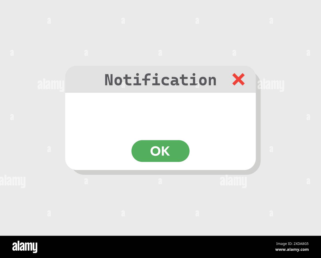 New message icon in flat style. Incoming inbox email vector illustration on isolated background ...