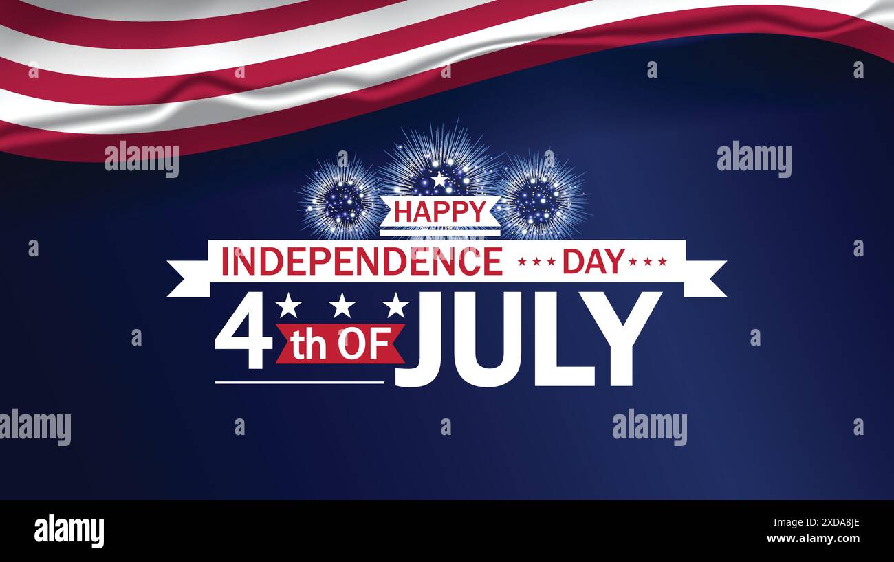Happy 4th of july sign hi-res stock photography and images - Alamy