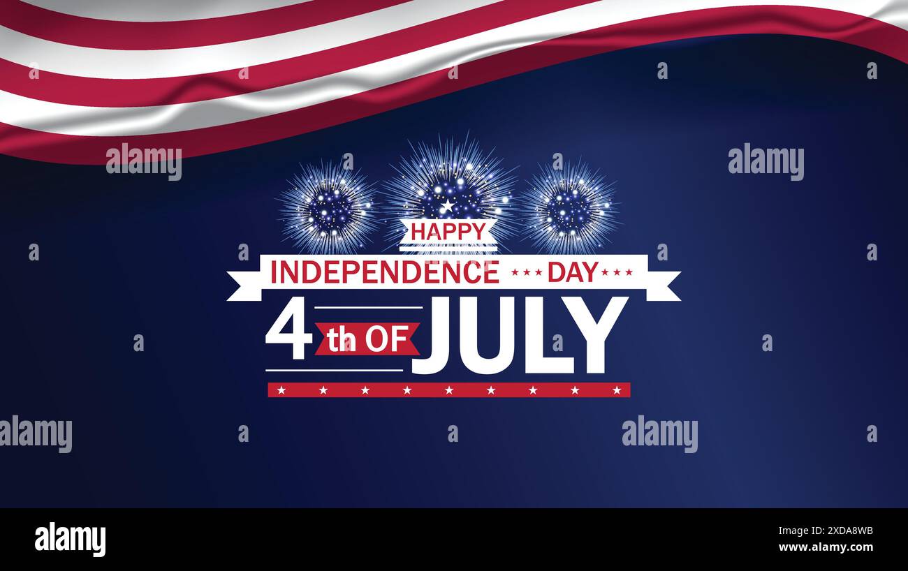 Happy 4th of july sign hi-res stock photography and images - Alamy