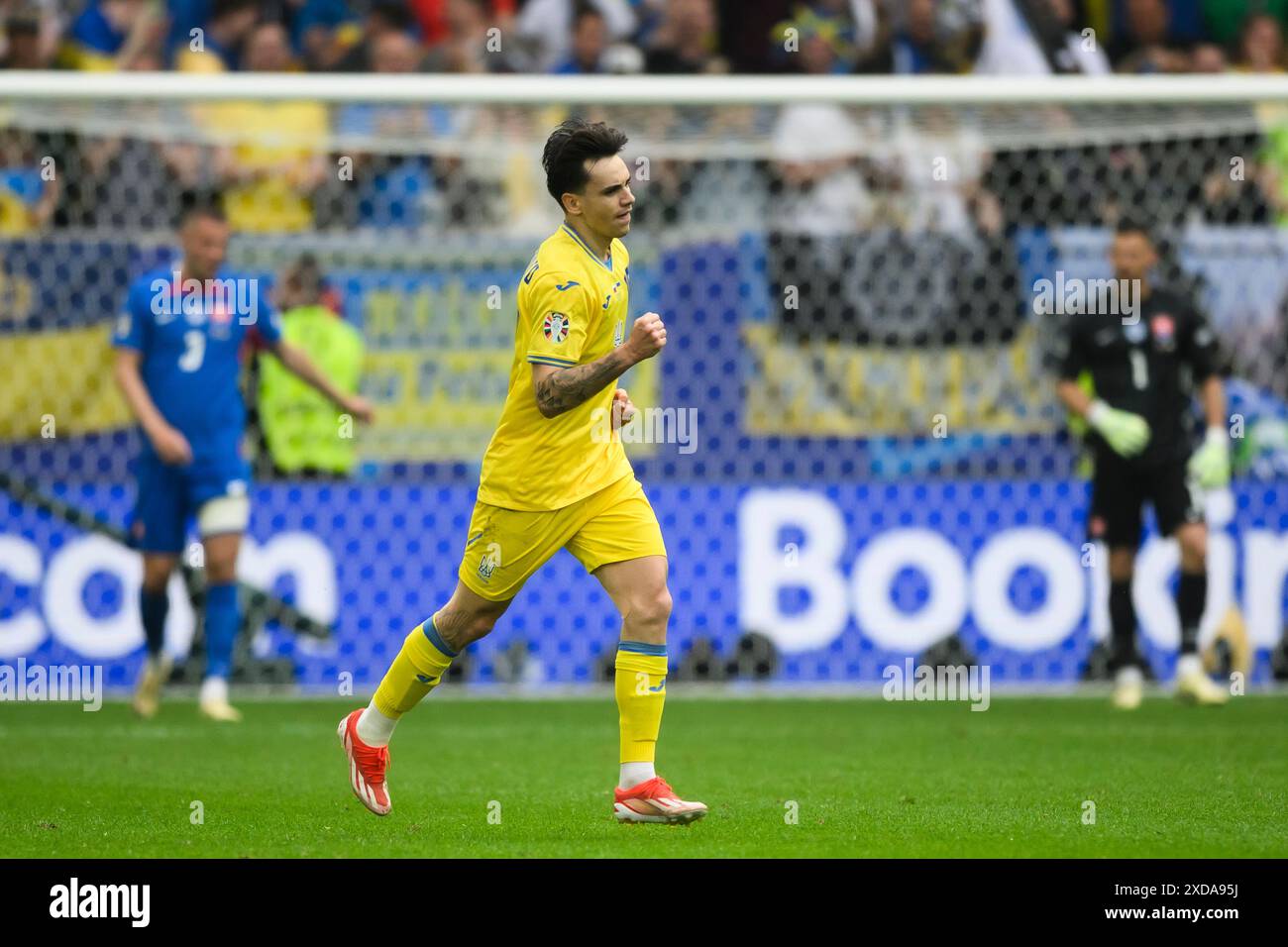 Dusseldorf, Germany. 21 June 2024. Mykola Shaparenko of Ukraine ...