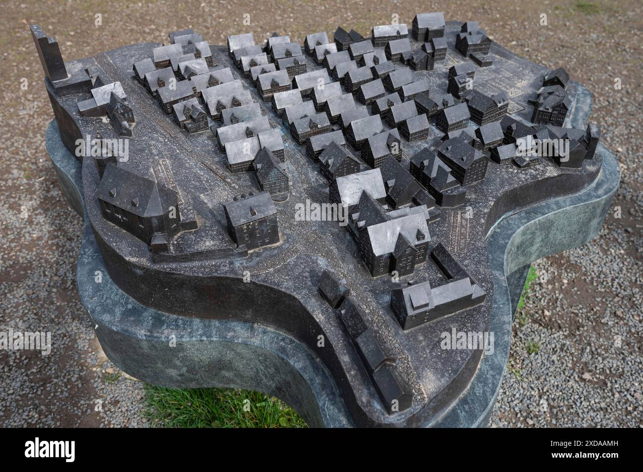 Illustrative model of the historic old town, Alter Flecken, 17th ...