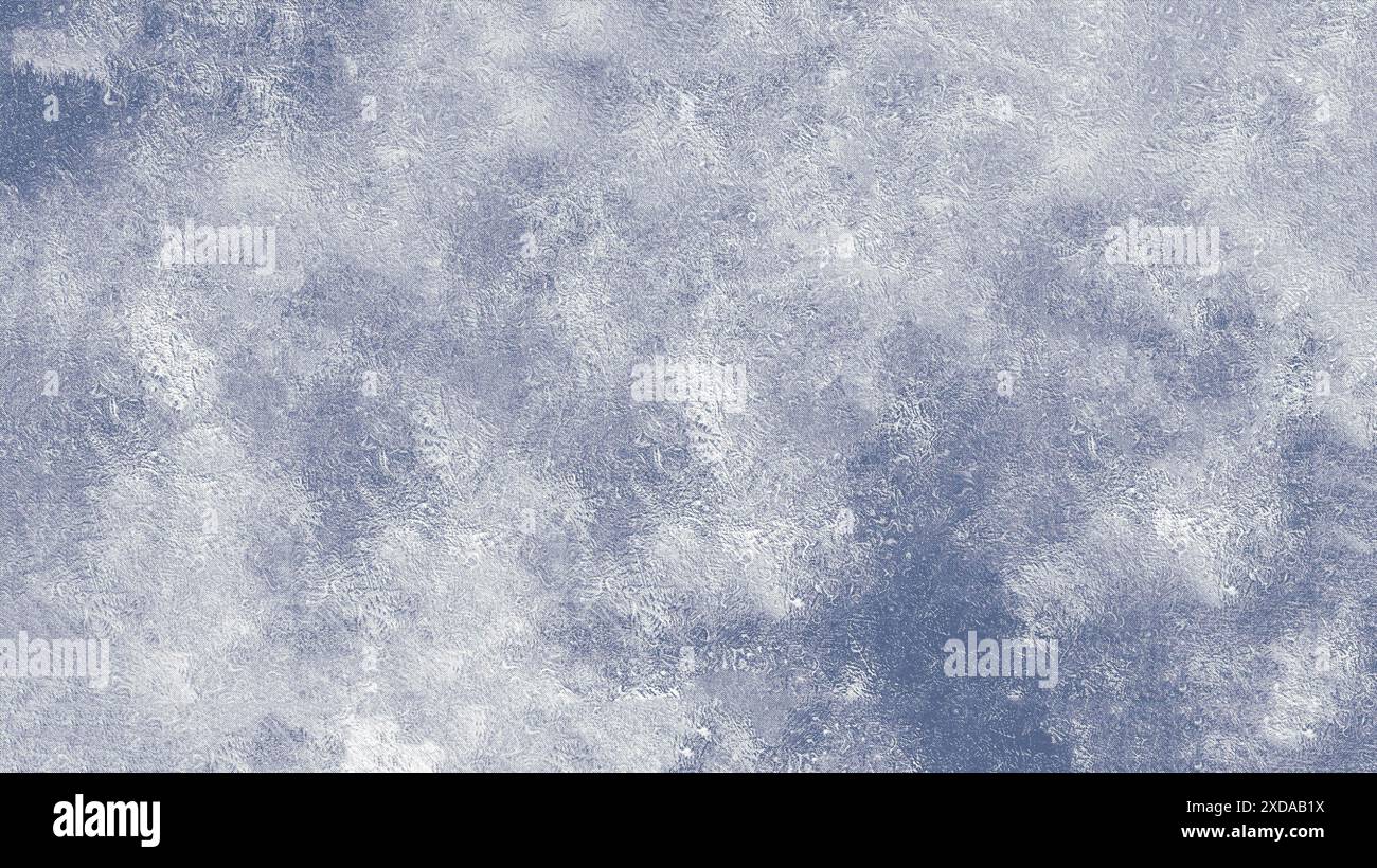 A textured abstract painting resembling a cloudy sky in shades of blue ...