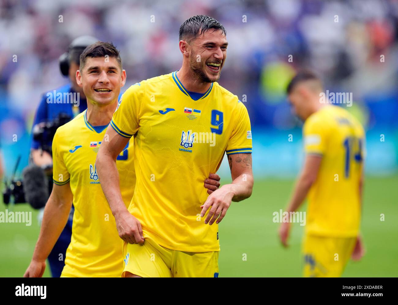Ukraine's Roman Yaremchuk following the UEFA Euro 2024 Group D match at ...