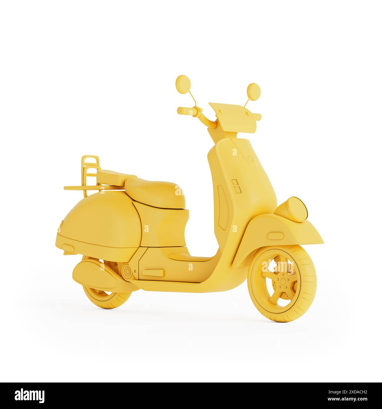 Motor scooter in old Cut Out Stock Images & Pictures - Alamy