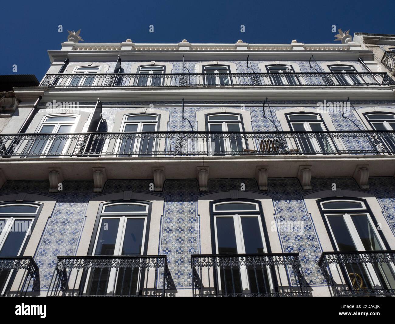 Balconies of white tile hi-res stock photography and images - Alamy