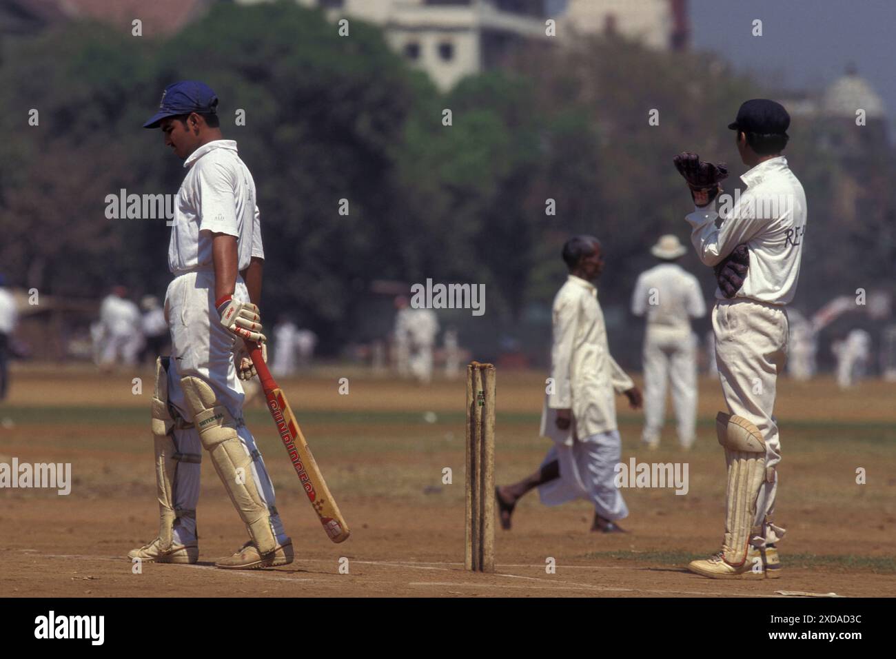a Indian Cricket Team at a Training in the city centre of Mumbai in ...