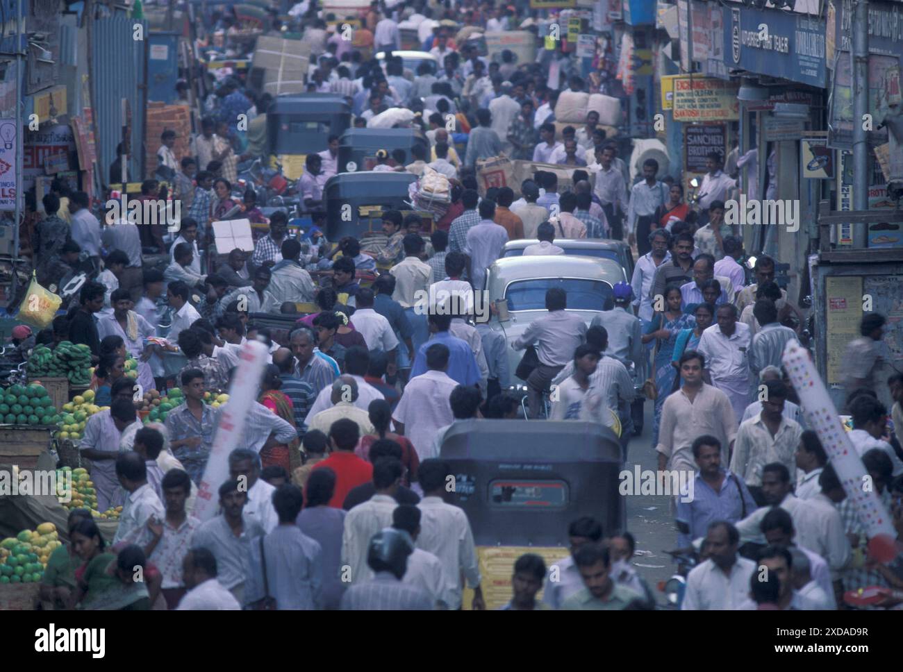Traffic and pollution with cars, bus amd motorcycle on a mainroad in ...