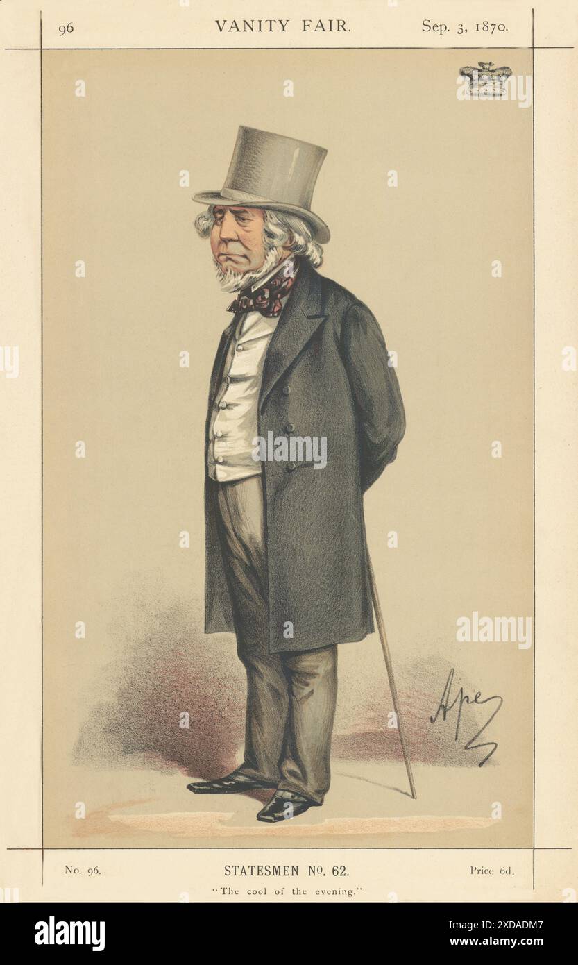 VANITY FAIR SPY CARTOON Richard Monckton Milnes 'The cool of the ...