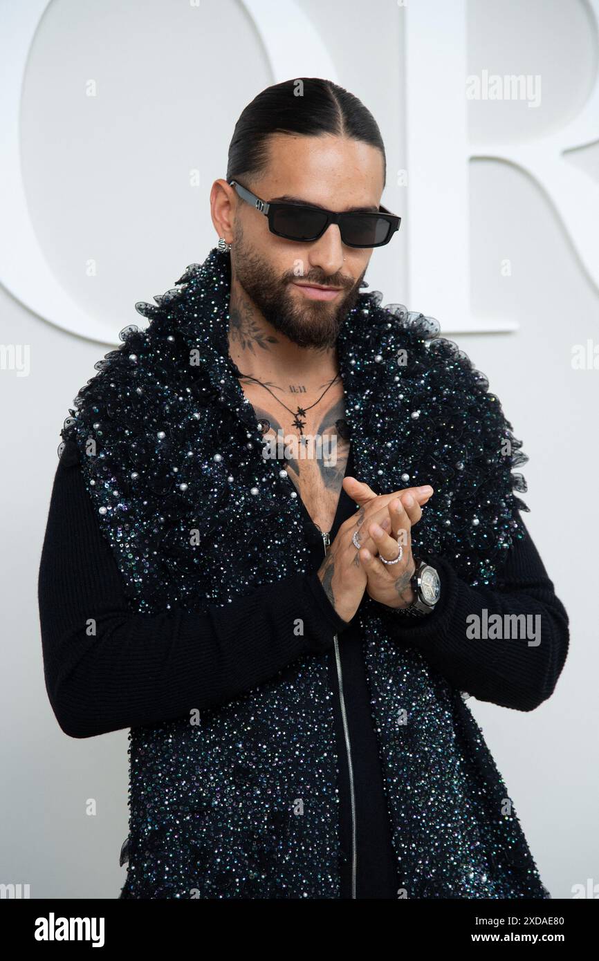 Paris, France. 21st June, 2024. Maluma attending the Dior Homme ...