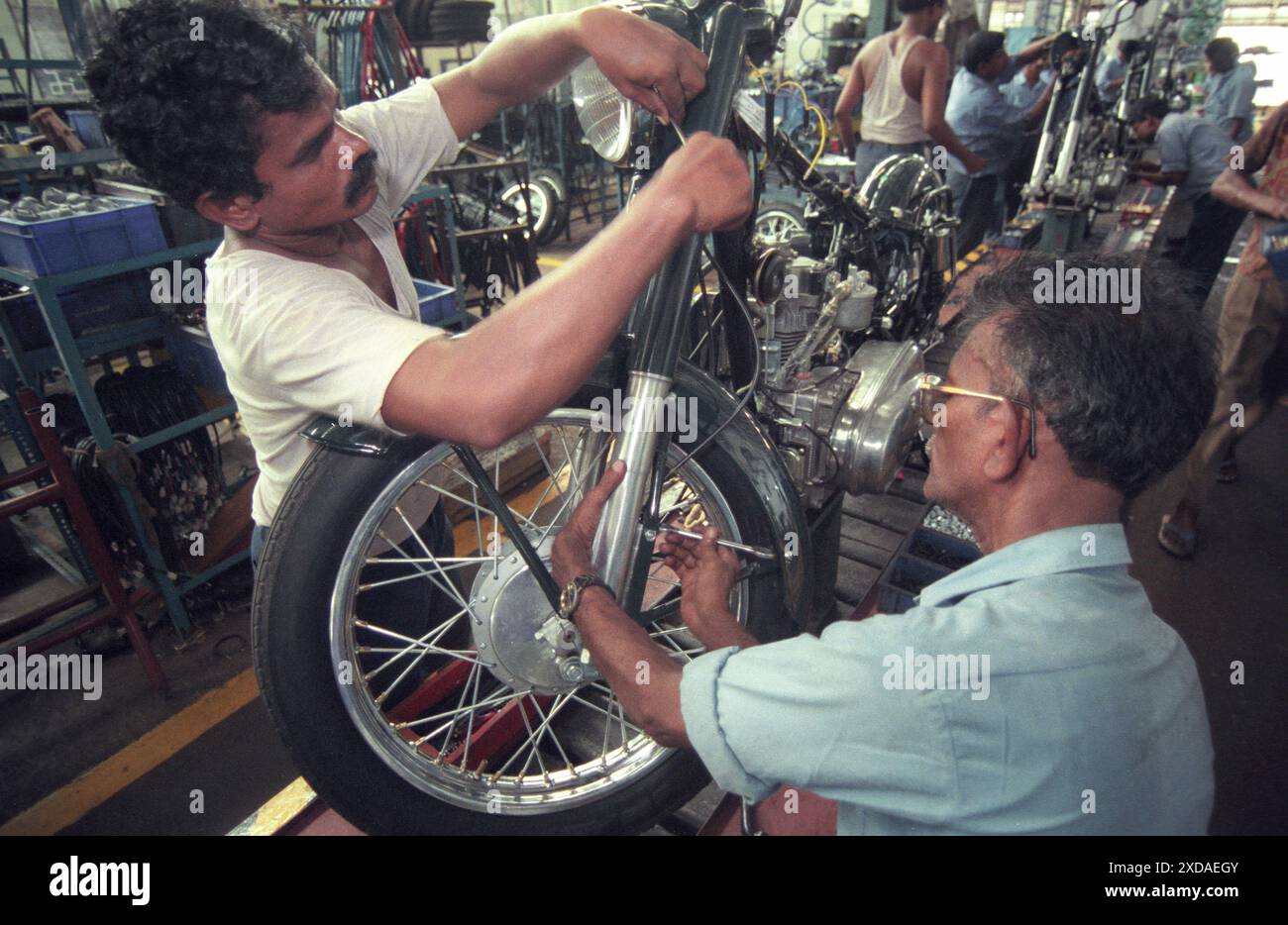 Indian motorcycle factory hi-res stock photography and images - Alamy