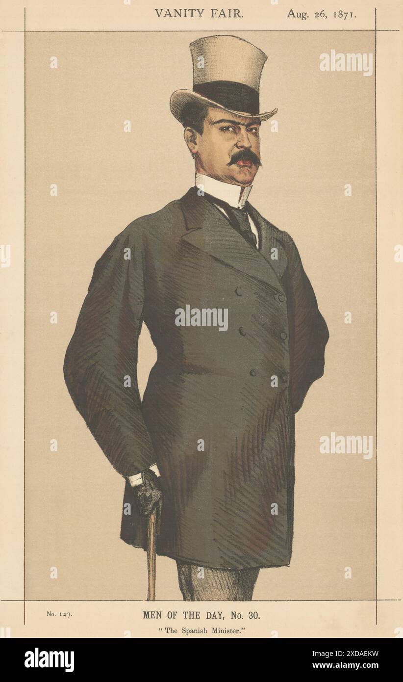VANITY FAIR SPY CARTOON Manuel Rances y Villanueva 'The Spanish ...