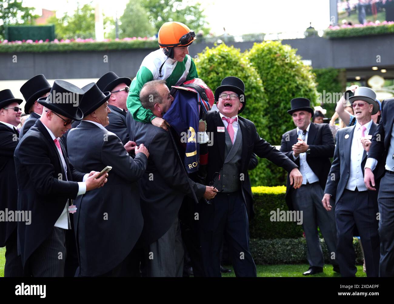 Colin Keane after winning the Duke Of Edinburgh Stakes aboard Crystal ...