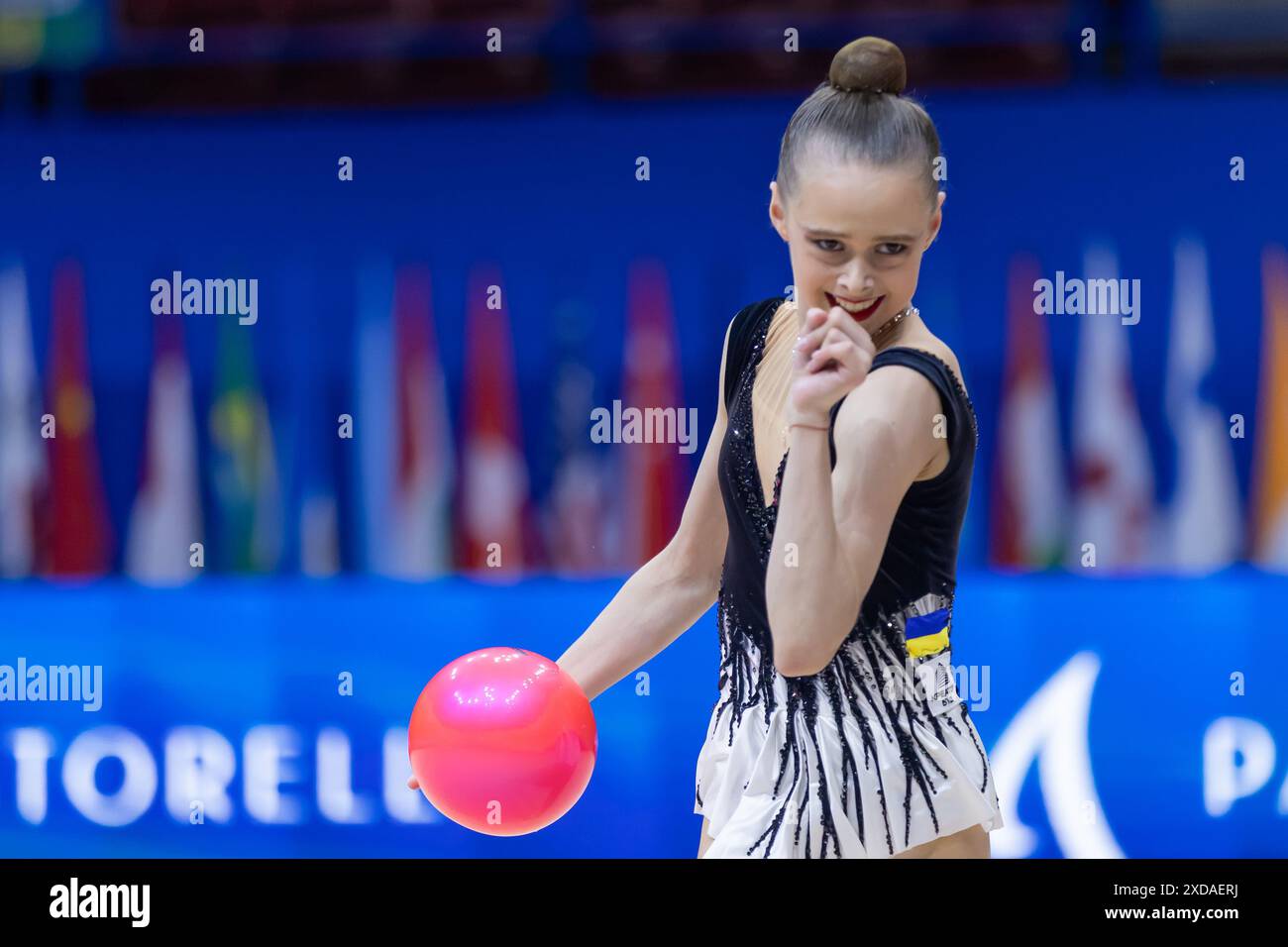 ONOFRIICHUK Taisiiaa (Ukr) during FIG Rhythmic Gymnastics World Cup, at ...