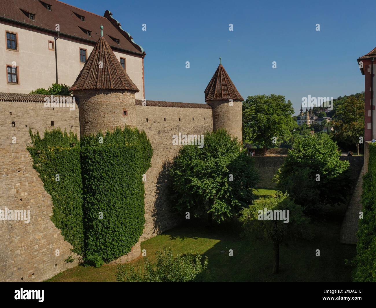 Two robust round towers hi-res stock photography and images - Alamy
