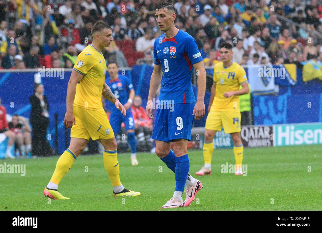 Robert Bozenik (Slovakia) in action during UEFA Euro 2024 - Slovakia vs ...