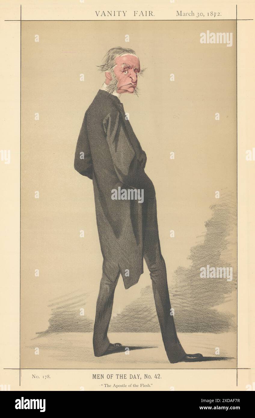 VANITY FAIR SPY CARTOON Canon Charles Kingsley 'The Apostle of the ...