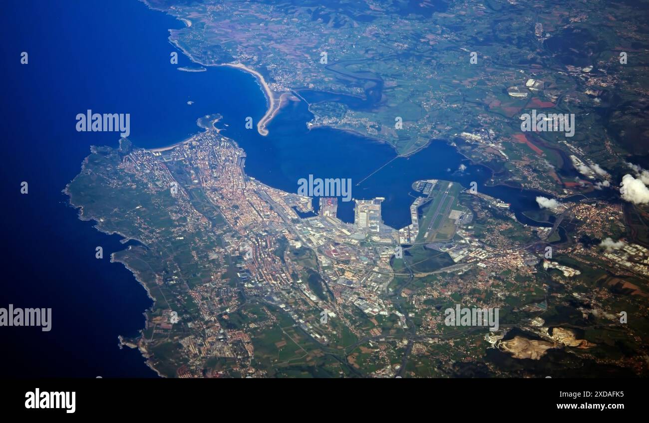 Aerial view of santander hi-res stock photography and images - Alamy
