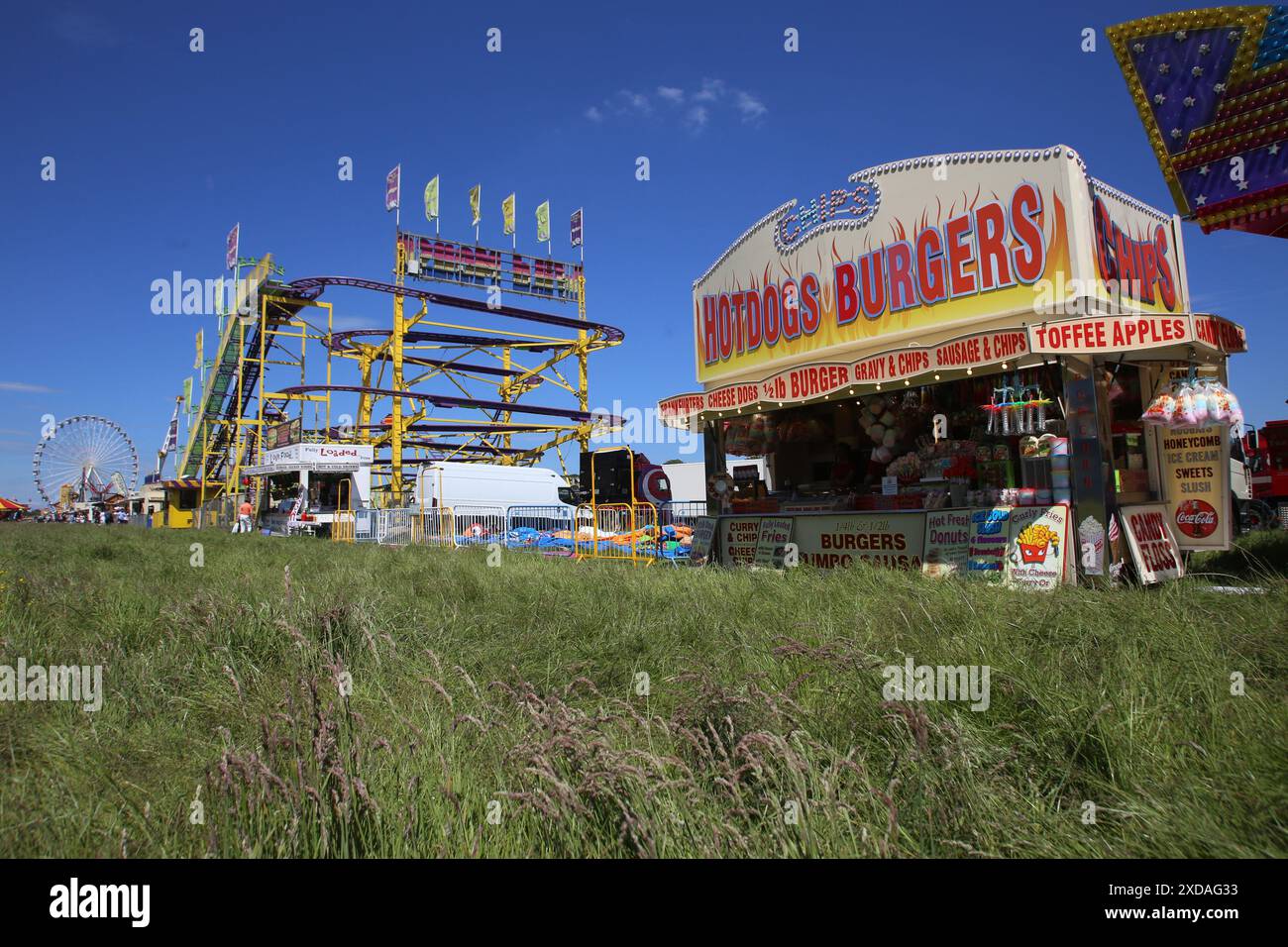 The Hoppings Europe's largest travelling funfair on Newcastle upon Tyne ...