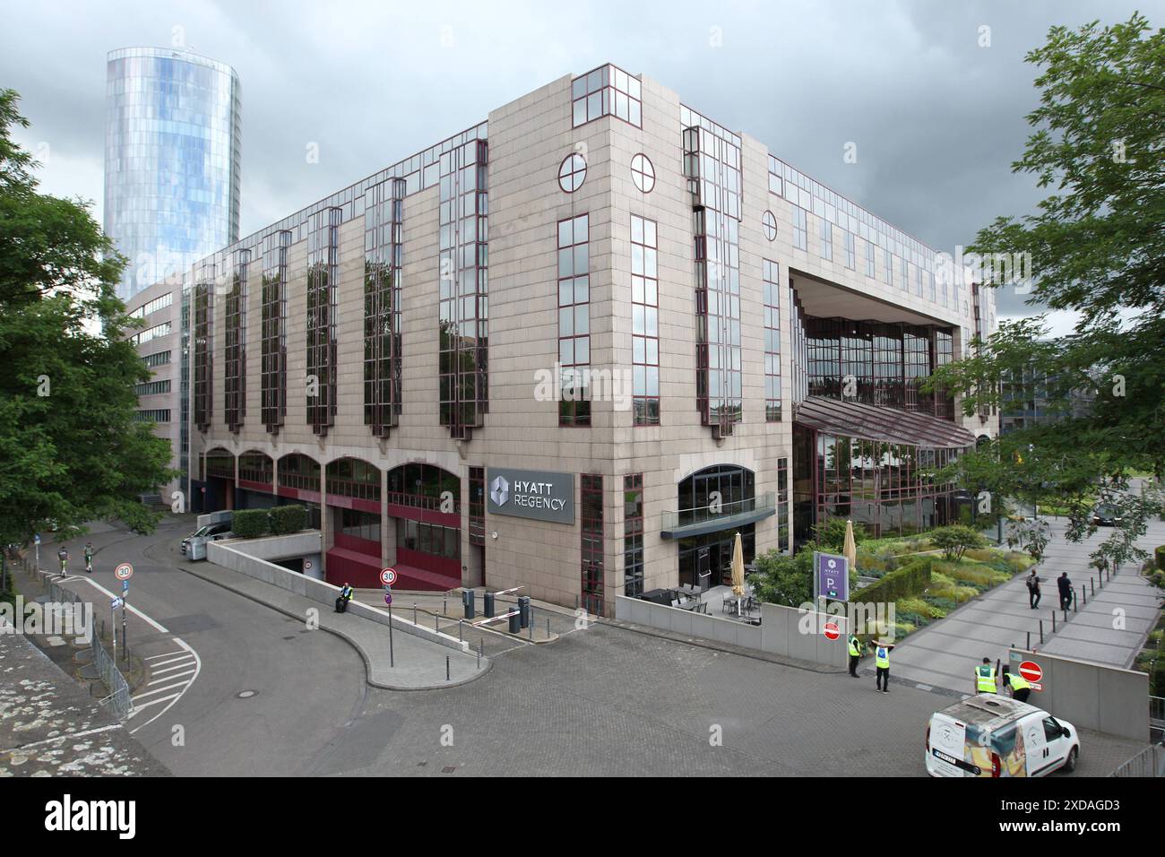 Das Hyatt Regency Köln am Kennedy-Ufer 2a. Köln Nordrhein-Westfalen ...