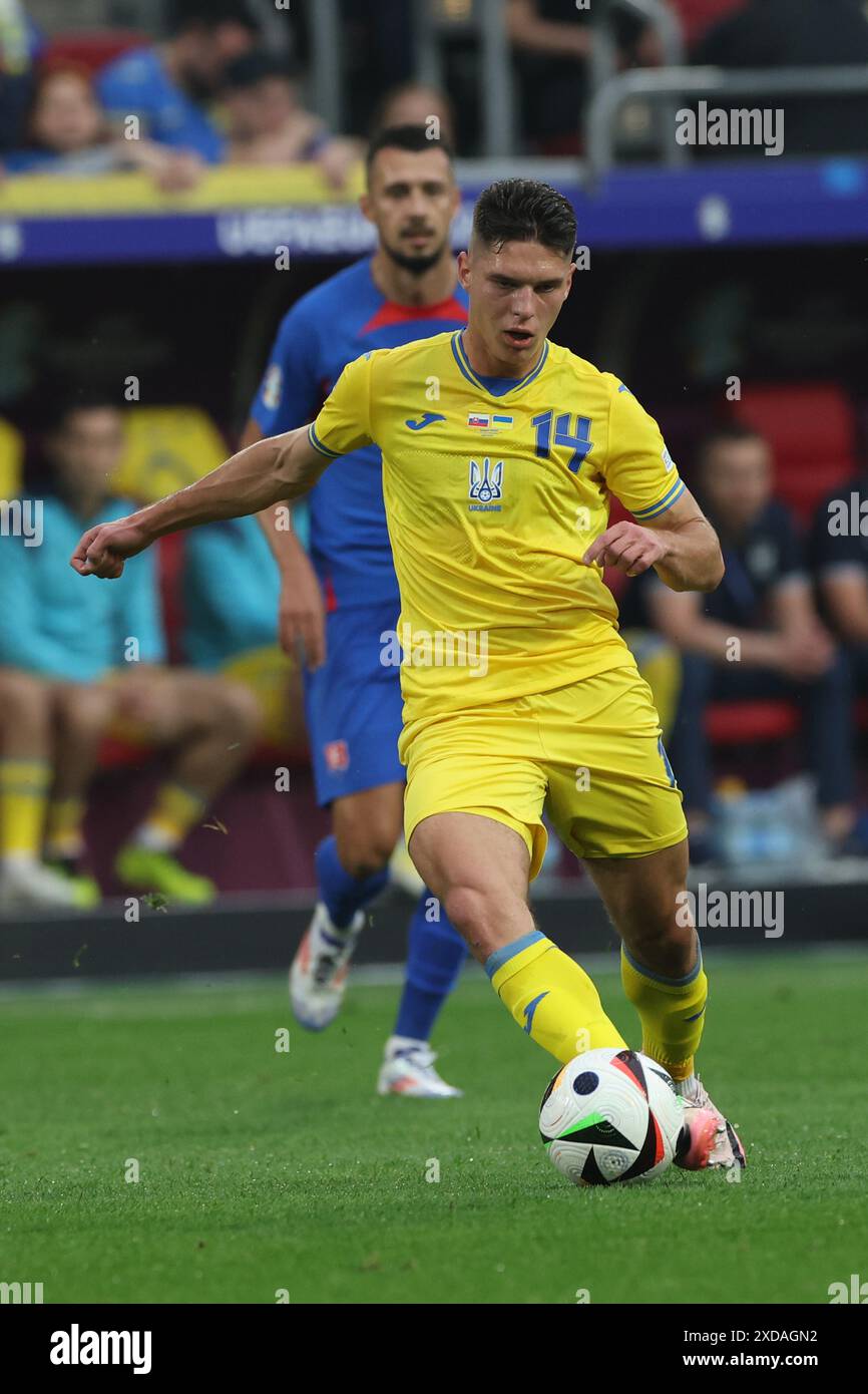 Dusseldorf, Germany 21.06.2024: Georgiy Sudakov of Ukraine during the ...