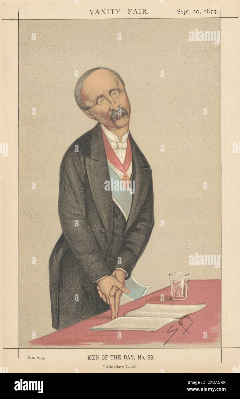 VANITY FAIR SPY CARTOON Sir Henry Bartle Edward Frere 'The Slave Trade ...