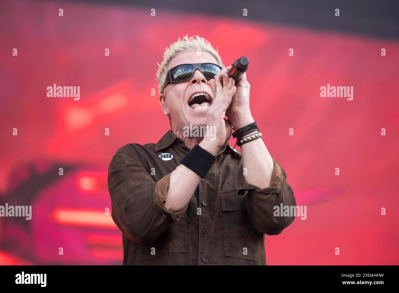 Bryan Dexter Holland, singer of The Offspring at the Copenhell Metal ...
