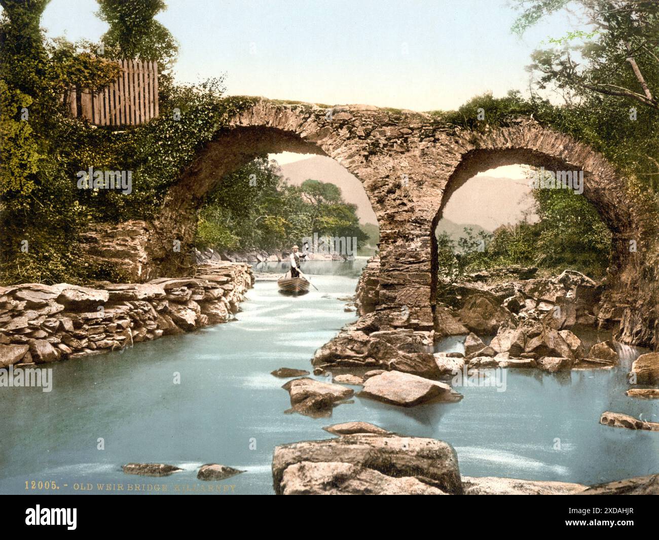 Old Weir Bridge, Killarney, County Kerry, Irland, Historisch, digital ...