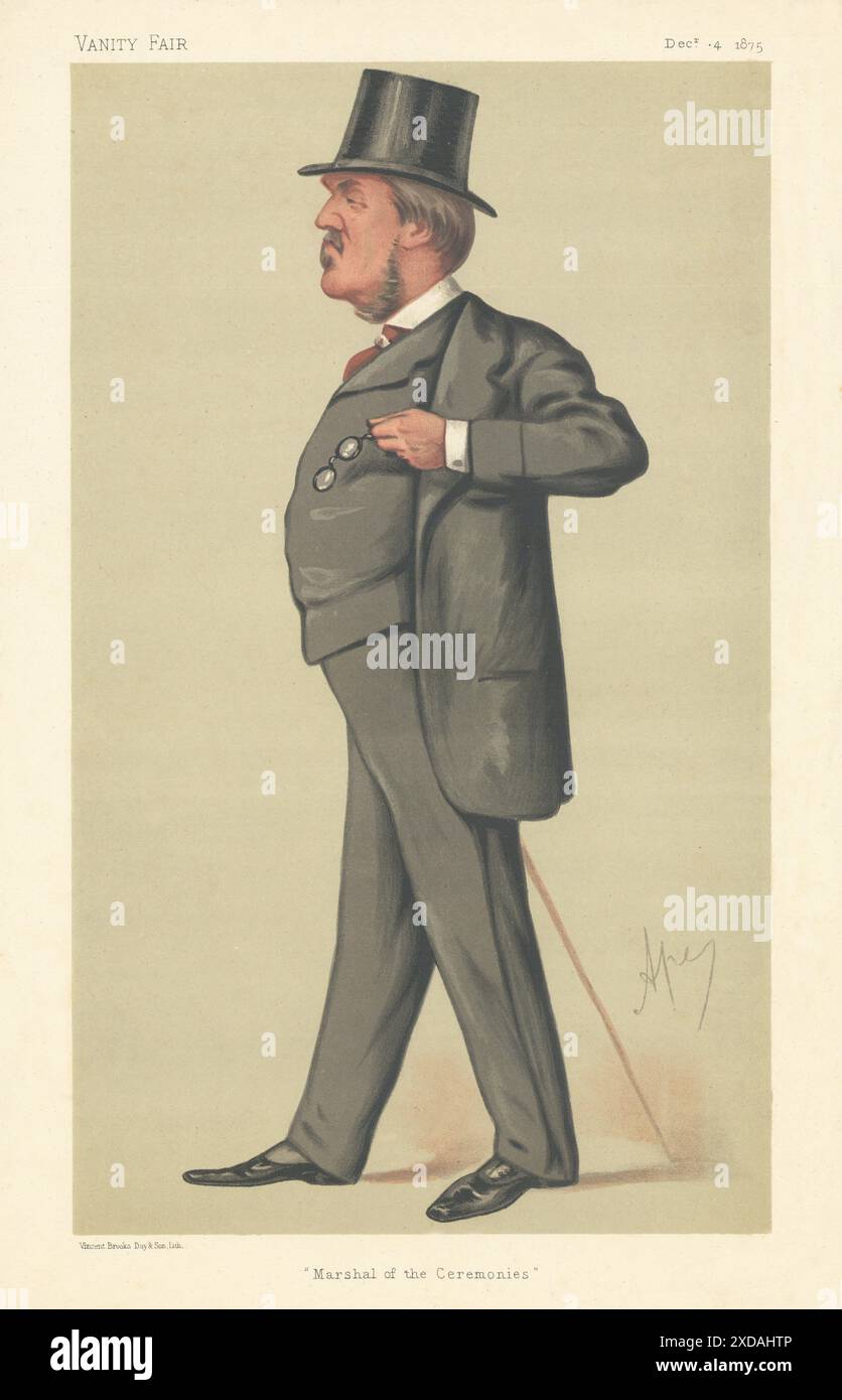 VANITY FAIR SPY CARTOON Spencer Lyttelton 'Marshall of the Ceremonies ...