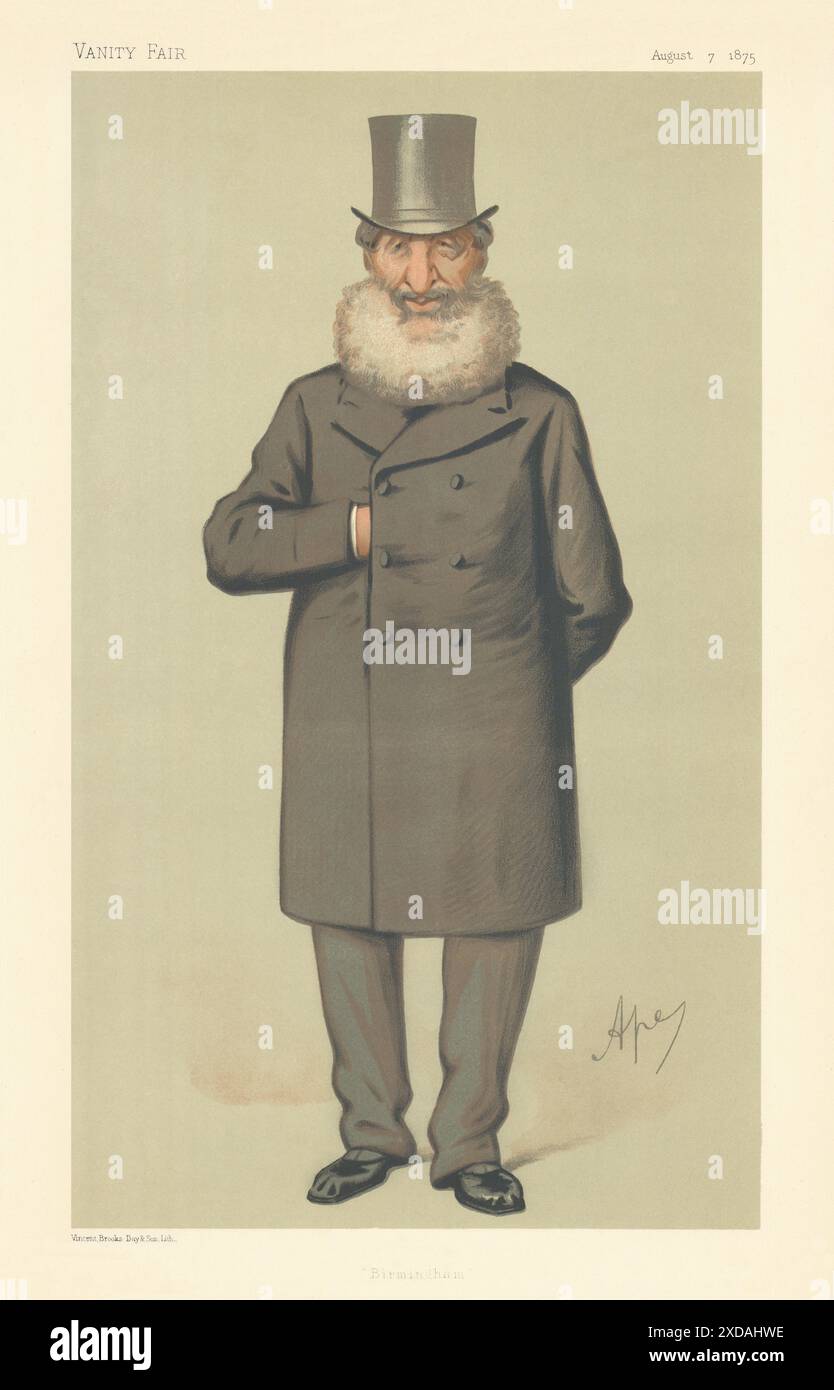 VANITY FAIR SPY CARTOON Philip Henry Muntz 'Birmingham' Warcs. By Ape ...