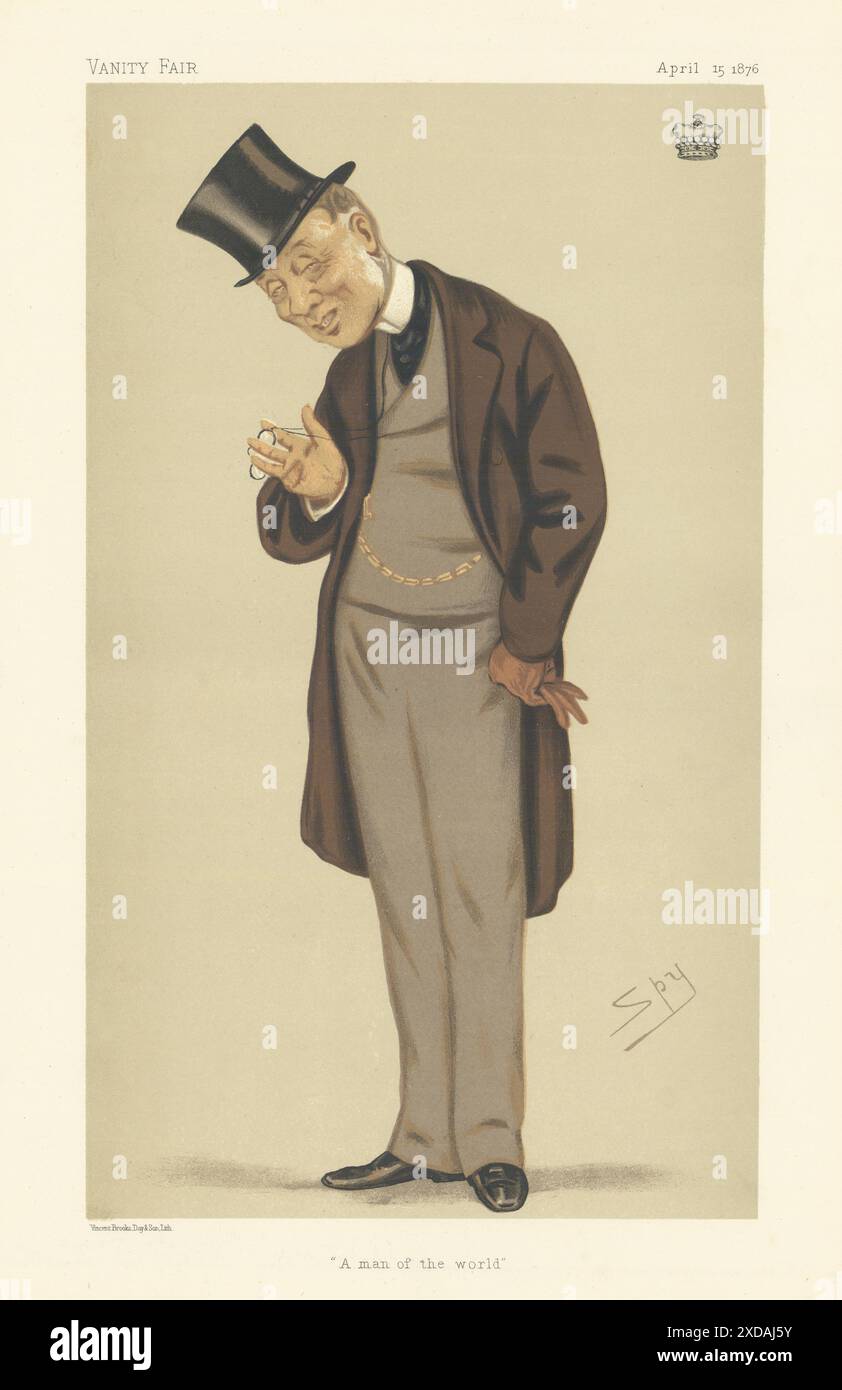 VANITY FAIR SPY CARTOON Viscount Torrington 'A man of the world' Devon ...