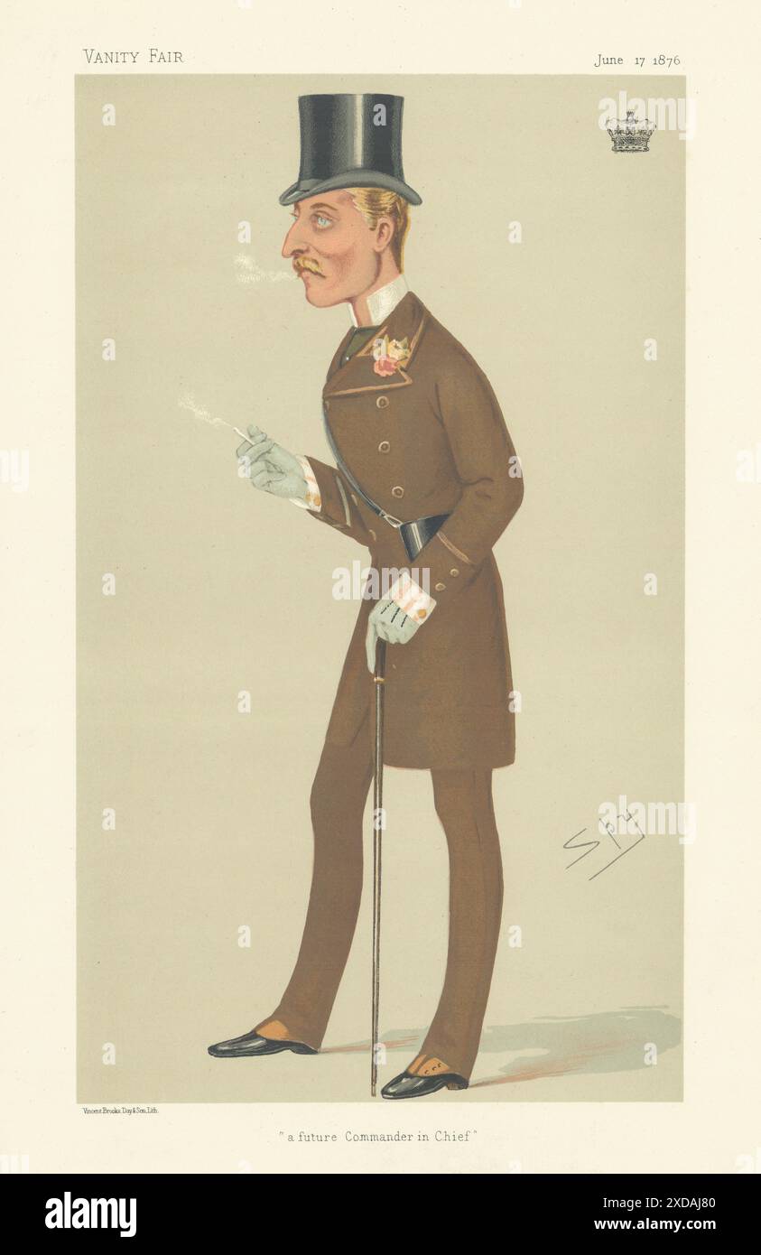 VANITY FAIR SPY CARTOON The Duke of Connaught 'a future Commander-in ...