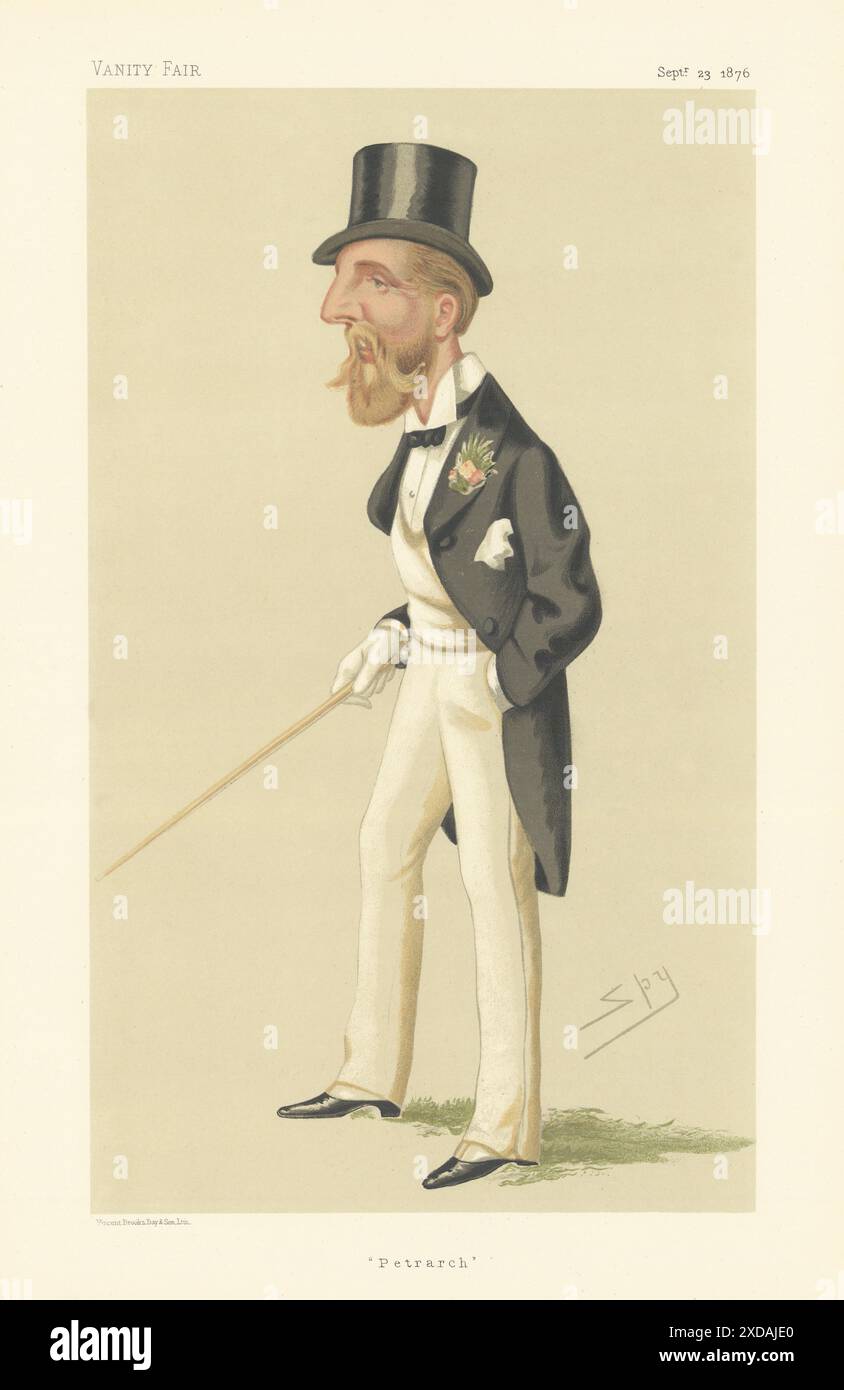 VANITY FAIR SPY CARTOON George Hay-Drummond, Viscount Dupplin 'Petrarch ...