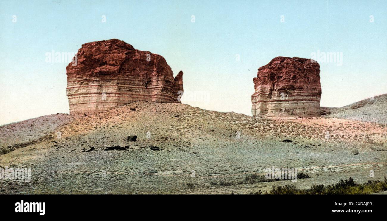 The giant Club and Kettle, Green River, Utah, USA, Historisch, digital ...