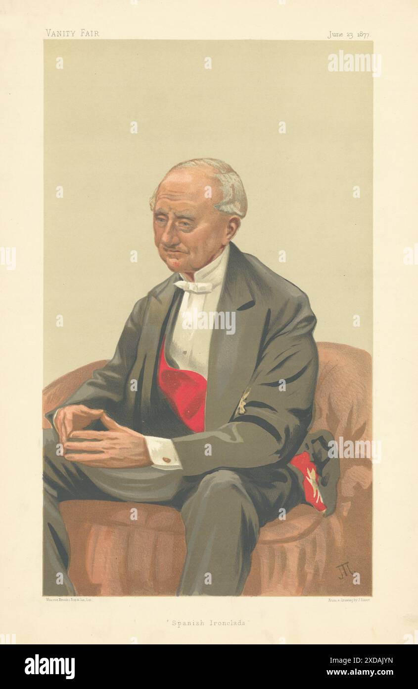 VANITY FAIR SPY CARTOON Admiral Sir Hastings Yelverton 'Spanish ... VANITY FAIR SPY CARTOON Admiral Sir Hastings Yelverton 'Spanish ...