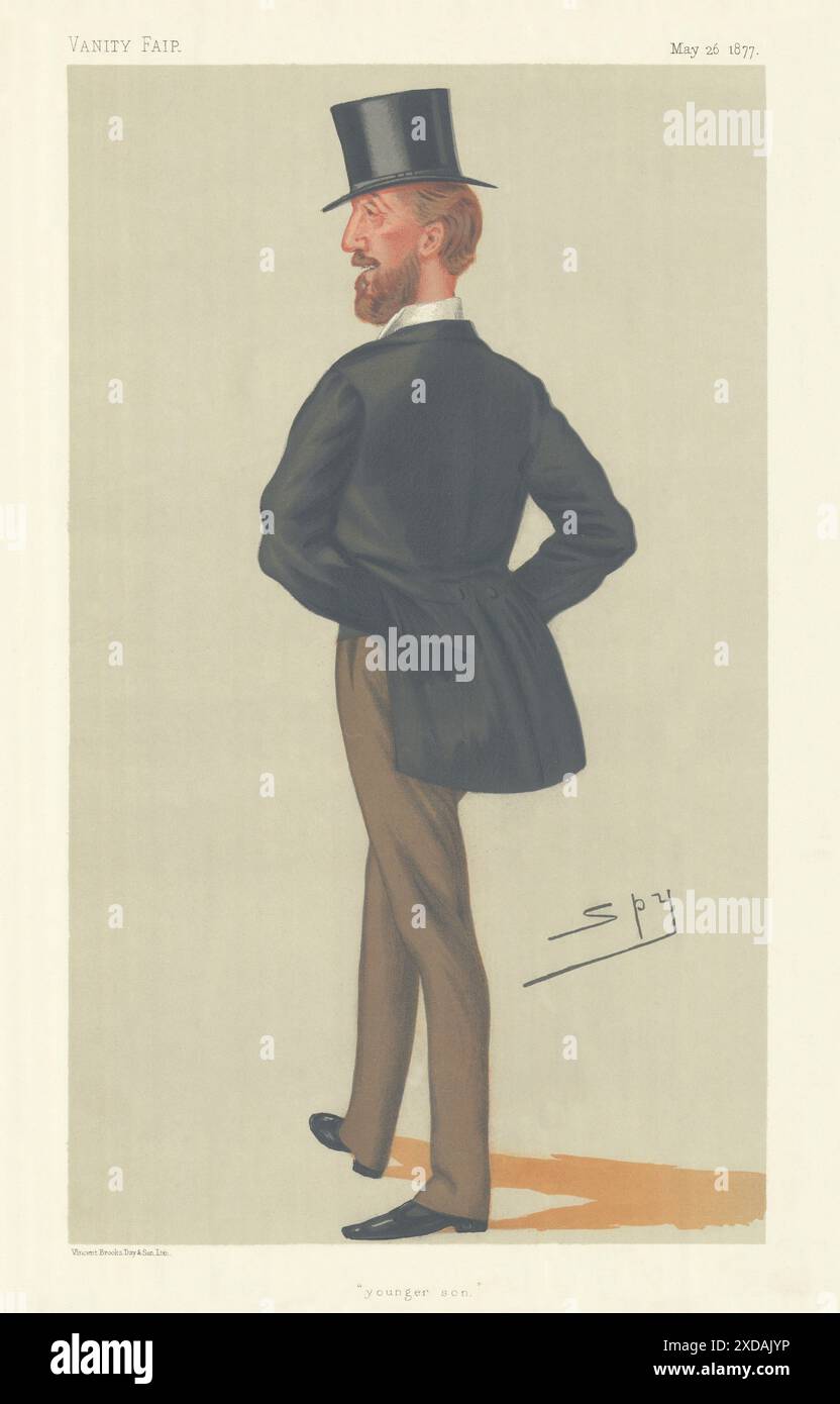 VANITY FAIR SPY CARTOON Henry Frederick Thynne 'younger son' Wiltshire ...
